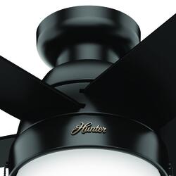 Hunter® Aegis 48" Matte Black Indoor 2-Light Ceiling Fan at Menards®