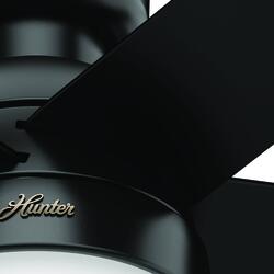 Hunter® Aegis 48" Matte Black Indoor 2-Light Ceiling Fan at Menards®