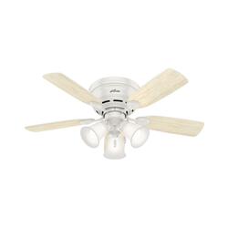 Hunter® Low Profile® 42" Fresh White Indoor LED Ceiling Fan at Menards®