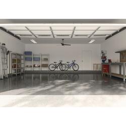 Hunter® Cassius 44" Matte Black Indoor/Outdoor Ceiling Fan at Menards®