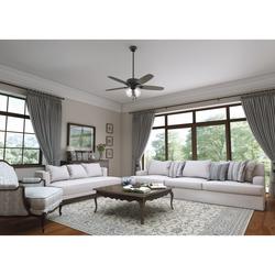 Hunter® Allendale 52" Matte Black Indoor 4-Light Ceiling Fan at Menards®