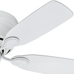 Hunter® Low Profile® IV 42" White Indoor Ceiling Fan at Menards®