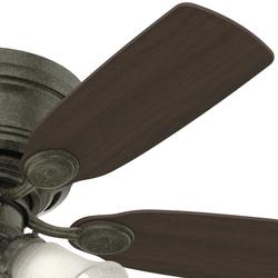 Hunter® Low Profile 42" Provencal Gold Indoor 3-Light Ceiling Fan at ...