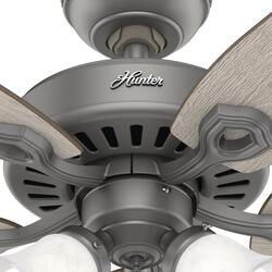 Hunter® Builder 52" Matte Silver Indoor 3-Light Ceiling Fan at Menards®