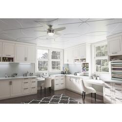 Hunter® Lilliana 44" Brushed Nickel Indoor LED Ceiling Fan at Menards®