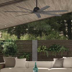 Hunter® Downtown 72 " Matte Black Outdoor Ceiling Fan at Menards®