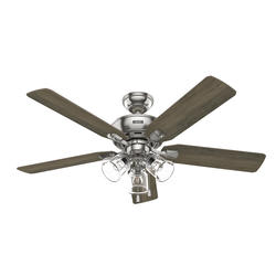 Hunter® Rosner 52" Brushed Nickel Indoor Ceiling Fan at Menards®