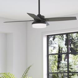 Hunter® Mitros 52" Matte Black Indoor LED Ceiling Fan at Menards®