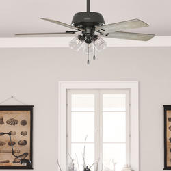 Hunter® Shady Grove 52" Noble Bronze Indoor LED Ceiling Fan at Menards®