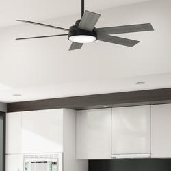 Hunter® Donatella 52" Matte Black Indoor LED Ceiling Fan with Remote at ...
