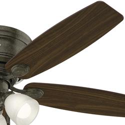 Hunter® Low Profile 52" Provencal Gold Indoor 3-Light Ceiling Fan at ...