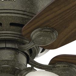 Hunter® Low Profile 52" Provencal Gold Indoor 3-Light Ceiling Fan at ...