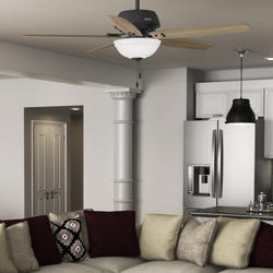 Hunter® Reveille 60" Matte Black Indoor LED Ceiling Fan at Menards®