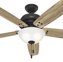 Hunter® Reveille 60" Matte Black Indoor LED Ceiling Fan at Menards®