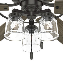 Hunter® McCloud 52" Noble Bronze Indoor 3-Light Ceiling Fan at Menards®