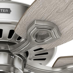 Hunter® Builder Plus Energy Star 52" Brushed Nickel Indoor LED Ceiling ...