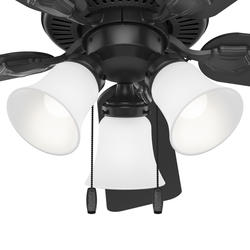Hunter® Swanson 44" Matte Black Indoor LED Ceiling Fan at Menards®