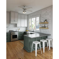 Hunter® Bennett 52" Brushed Nickel Indoor 3-Light Ceiling Fan with ...