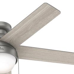Hunter® Aegis 48" Matte Silver Indoor 2-Light Ceiling Fan at Menards®