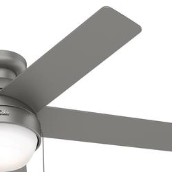 Hunter® Aegis 48" Matte Silver Indoor 2-Light Ceiling Fan at Menards®