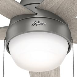 Hunter® Aegis 48" Matte Silver Indoor 2-Light Ceiling Fan at Menards®
