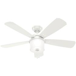 Hunter® Jesse 48" Fresh White Indoor 2-Light Ceiling Fan at Menards®