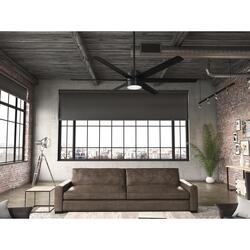 Hunter® Solaria 72" Matte Black Indoor/Outdoor LED Ceiling Fan at Menards®