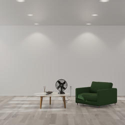 Hunter® 12" Matte Black Oscillating Desk Fan at Menards®