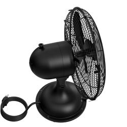 Hunter® 12" Matte Black Oscillating Desk Fan at Menards®