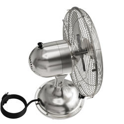 Hunter® 12" Brushed Nickel Oscillating Desk Fan at Menards®