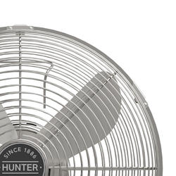 Hunter® 12" Brushed Nickel Oscillating Desk Fan at Menards®