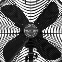 Hunter® 16" Matte Black Oscillating Pedestal Fan at Menards®