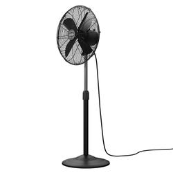 Hunter® 16" Matte Black Oscillating Pedestal Fan at Menards®