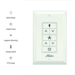 Hunter White Universal Fan Light Ceiling Fan Wall Control at Menards®