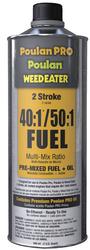 Poulan Pro® 2-Cycle 40:1/50:1 Pre-Mixed Fuel - 32 oz at Menards®