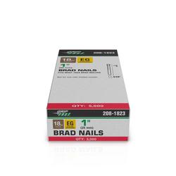 Grip Fast® 18 Gauge 1" Electro - Galvanized Brad Nail - 5,000 Count at ...