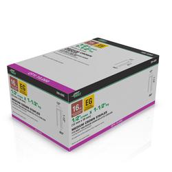 Grip Fast® 16 Gauge 1/2" Crown 1 - 1/2" Leg Electro - Galvanized BCS ...