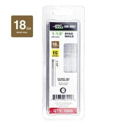 Grip Fast® 18 Gauge 1 - 1/2" Electro - Galvanized Brad Nail - 1,000 ...