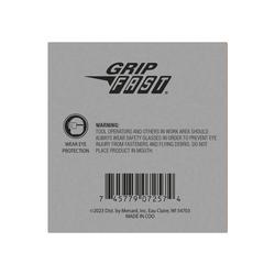 Grip Fast® 16 Gauge 1 - 1/4" Electro - Galvanized Straight Finish Nail ...