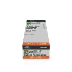 Grip Fast® 15 Gauge 2" Bright DA Style Angled Finish Nail - 4,000 Count ...