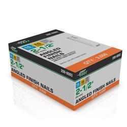 Grip Fast® 15 Gauge 2 - 1/2" Electro - Galvanized FN Style Angled ...