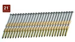 Grip Fast® 2-3/8" x .113" 21° Plastic Bright Smooth Shank Full Round ...