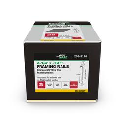 Grip Fast® 3-1/4" x .131 28° Wire Galvanized Ring Shank Offset Round ...