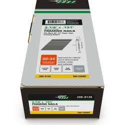 Grip Fast® 3-1/4" x .131 30-34° Paper Stainless Steel Ring Shank Offset ...