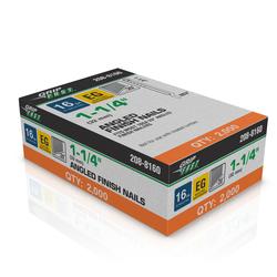 Grip Fast® 16 Gauge 1 - 1/4" Electro - Galvanized Angled Finish Nail ...