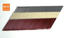 Grip Fast® 3-1/4" x .131 30-34° Paper Bright Smooth Shank Clipped Head ...