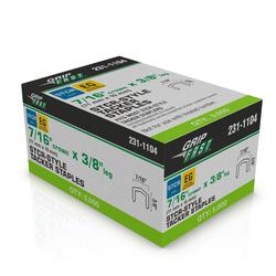 Grip Fast® 20 Gauge 7/16" Crown 3/8" Leg Electro - Galvanized STCR ...