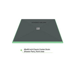 HYDRO-BLOK Presloped Shower Pan 48" x 48" at Menards®