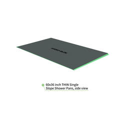 HYDRO-BLOK THIN Single Slope Shower Pan 60" x 36" at Menards®