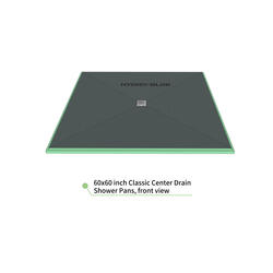 HYDRO-BLOK Presloped Shower Pan 60" x 60" at Menards®